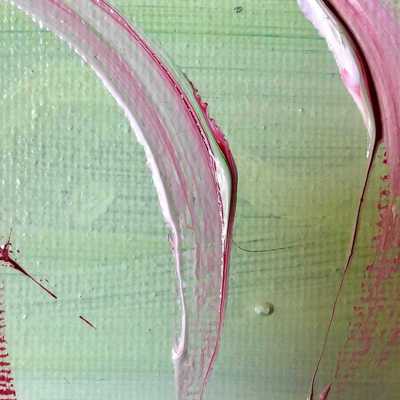 Wall Decor | Handmade Om Namaste Painting Abstract Handmade | Poshmark